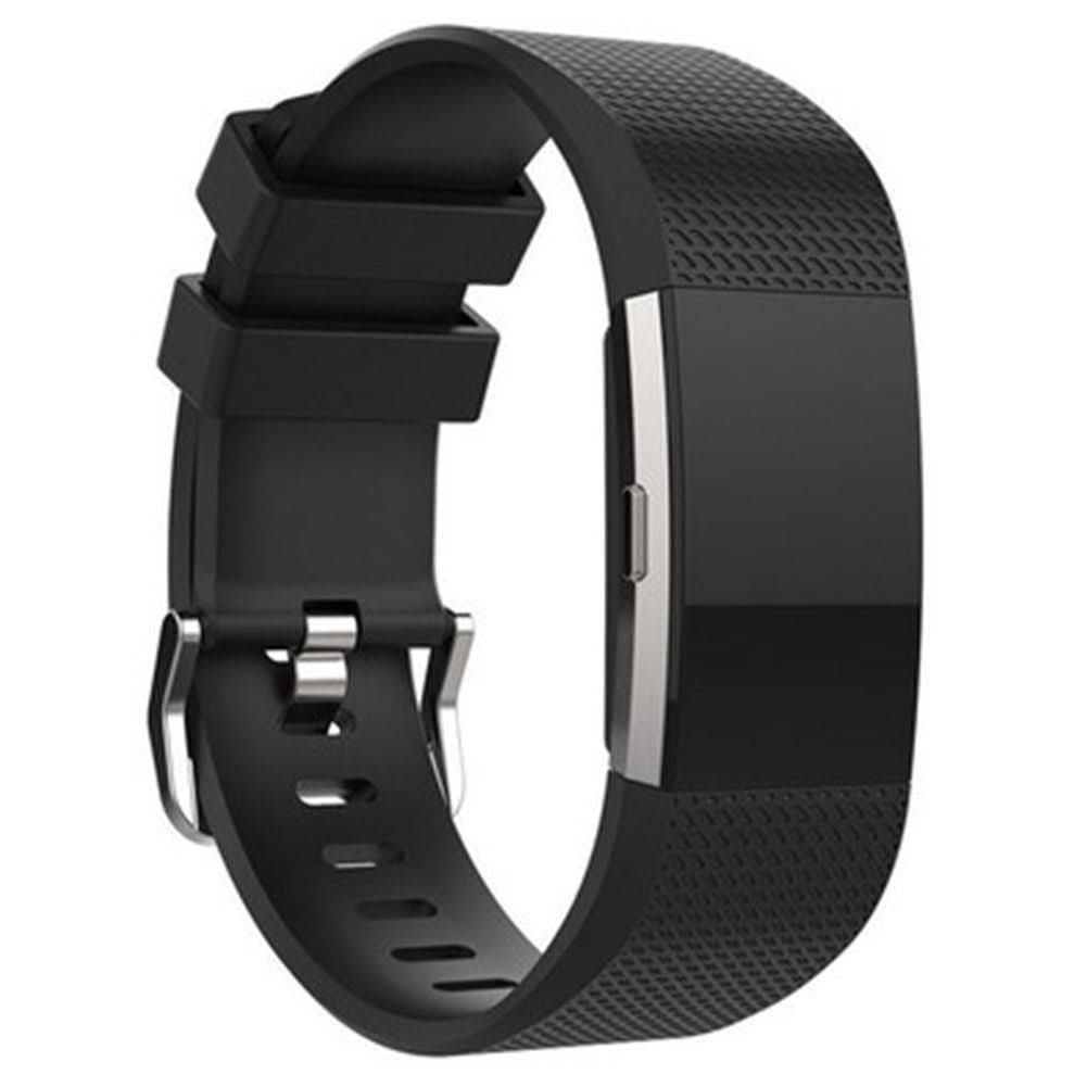 Black Strap for Fitbit Charge 2 – FitStrapsUK