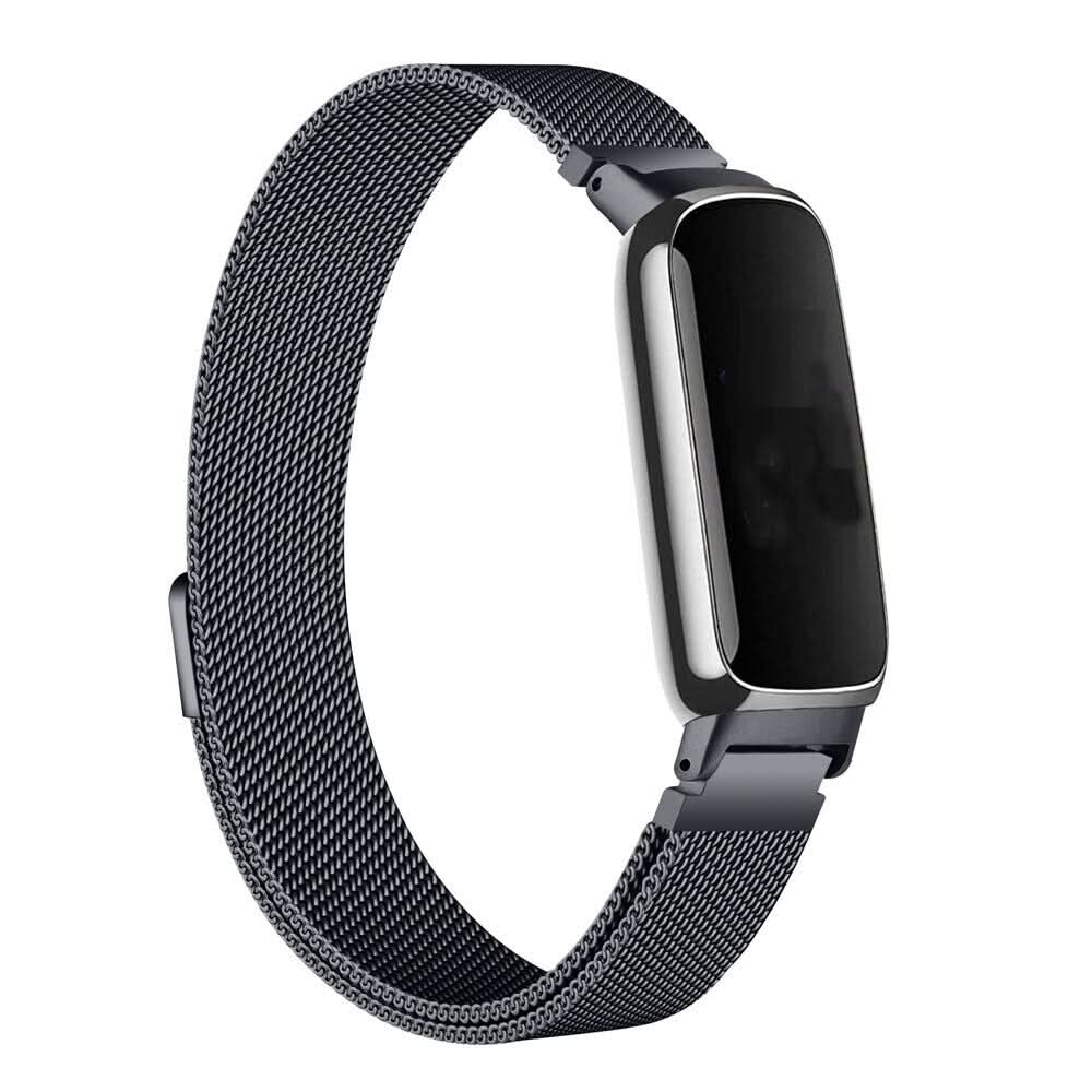 Black Metal Strap for Fitbit Inspire 3 – FitStrapsUK