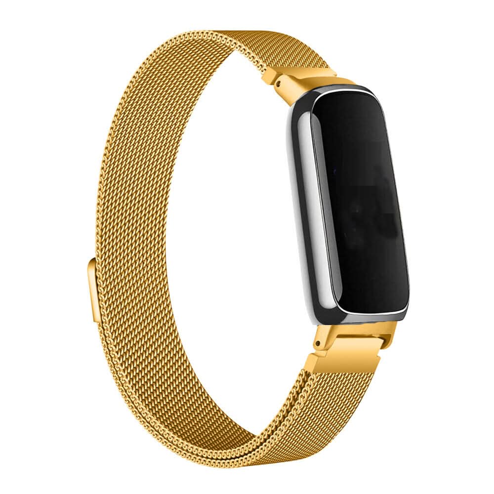 Gold Metal Strap for Fitbit Inspire 3 – FitStrapsUK