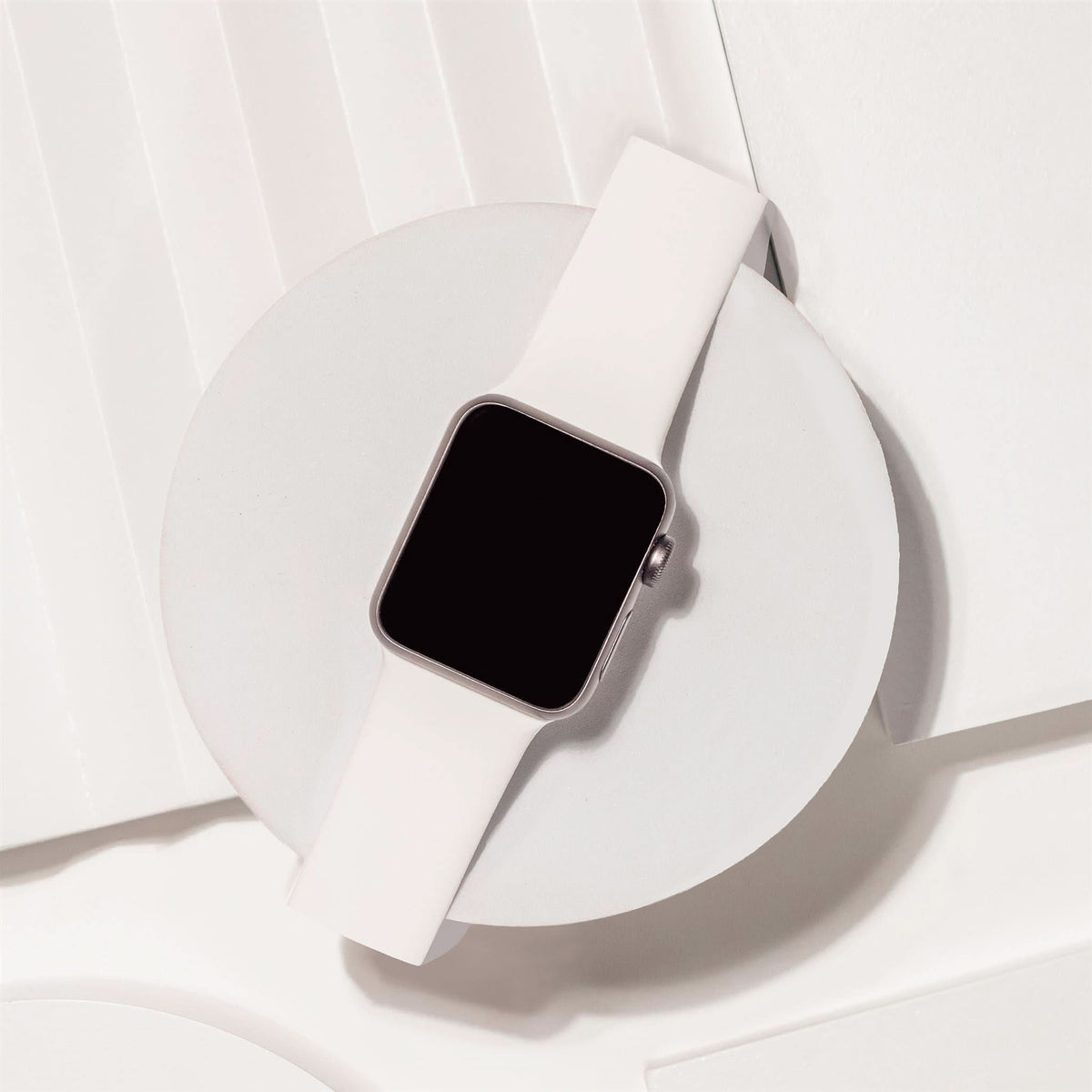 White Apple Watch Strap 44mm – FitStrapsUK