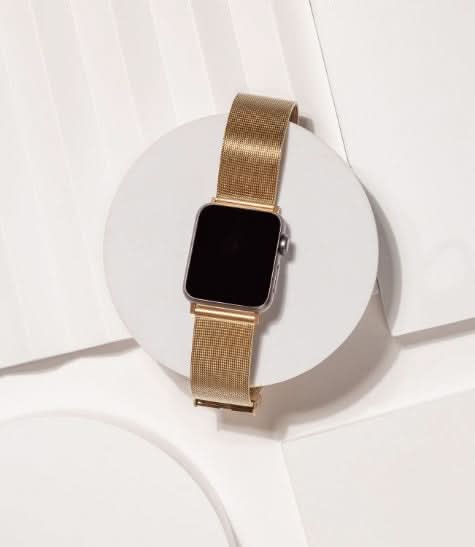 Gold Metal Apple Watch Strap – FitStrapsUK