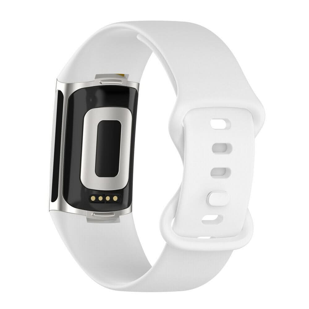 White Strap for Fitbit Charge 5 – FitStrapsUK