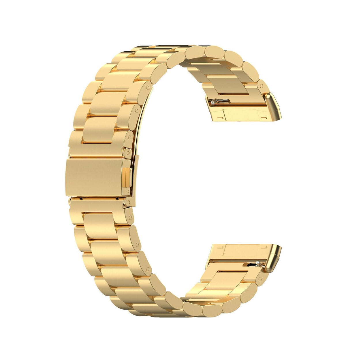 Gold Stainless Steel Strap for Fitbit Sense 2 – FitStrapsUK
