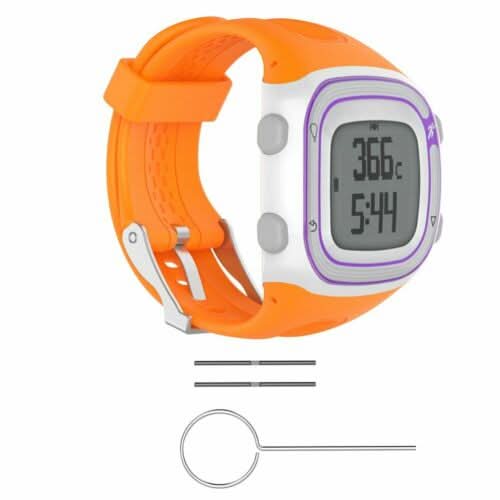 Orange Garmin Forerunner 10 Strap – FitStrapsUK