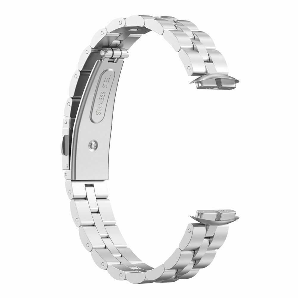 Silver Stainless Steel Strap for Fitbit Luxe – FitStrapsUK